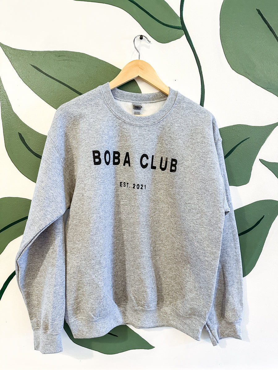 MILK + TEA Boba Club Vintage Crewneck