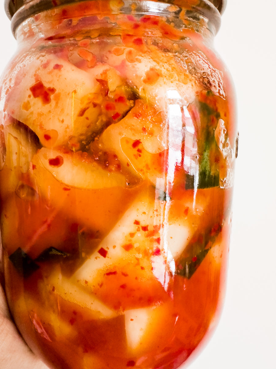 Cubed Radish Kimchi – MILK + TEA