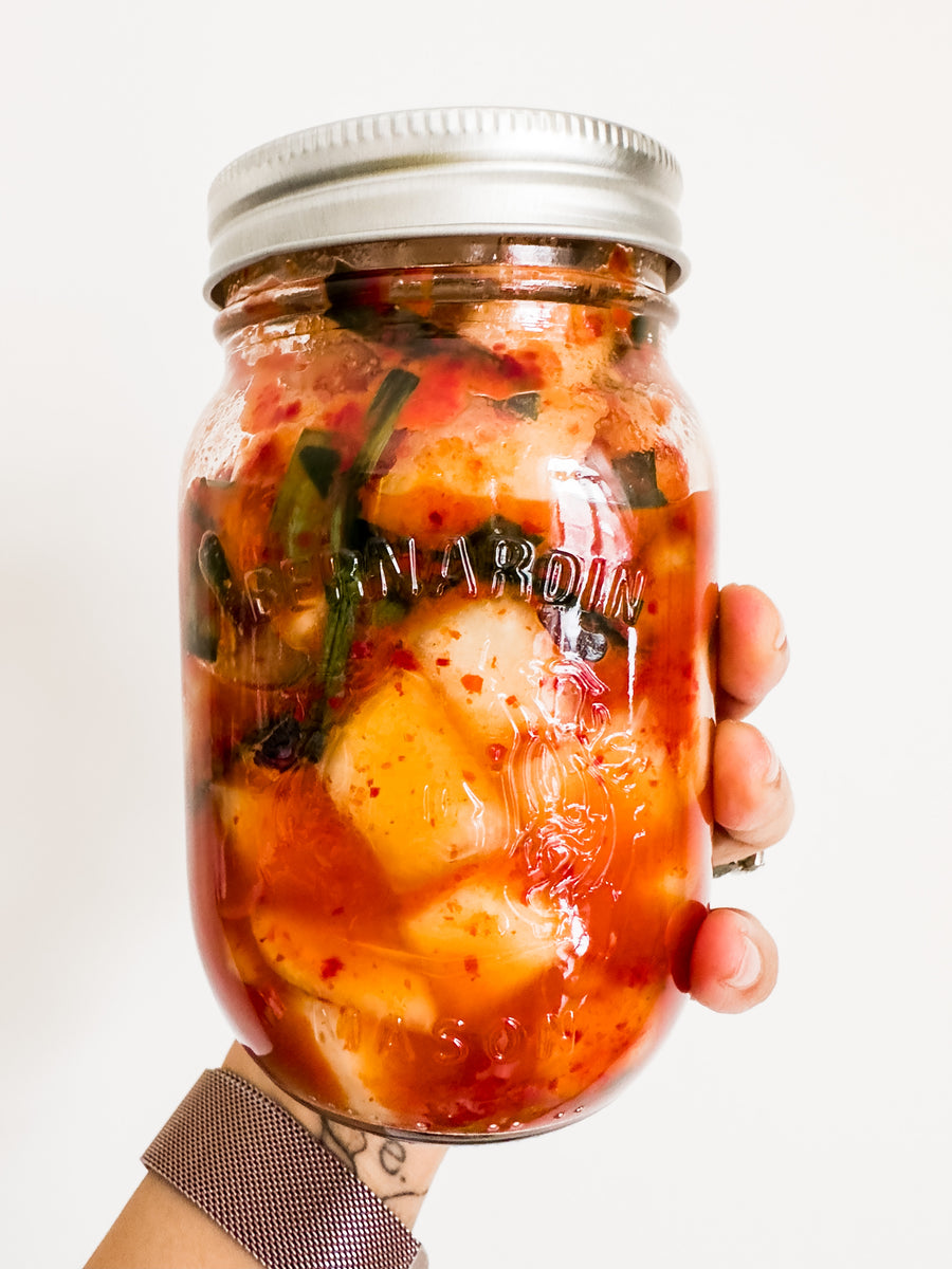 Cubed Radish Kimchi – MILK + TEA